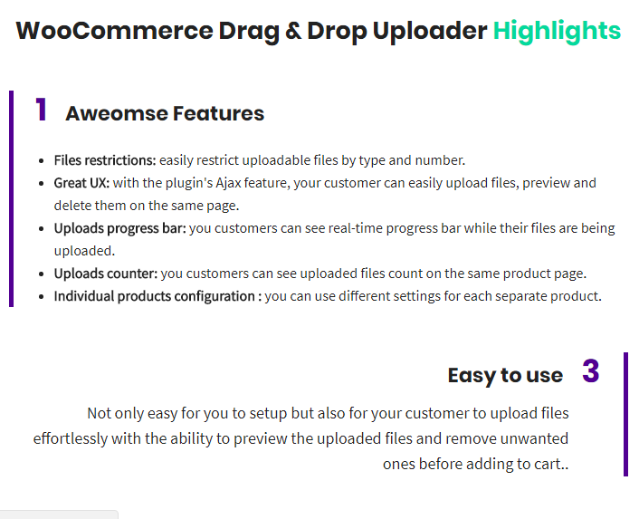 WooCommerce Drag & Drop Uploader | Ajax File Upload - PluginsPress.com WooCommerce Drag & Drop Uploader | Ajax File Upload - PluginsPress.com